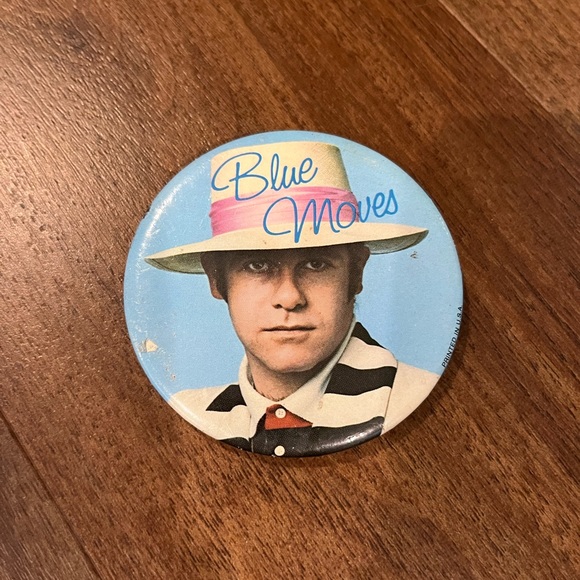 Other | Elton John Blue Moves Album Button | Poshmark